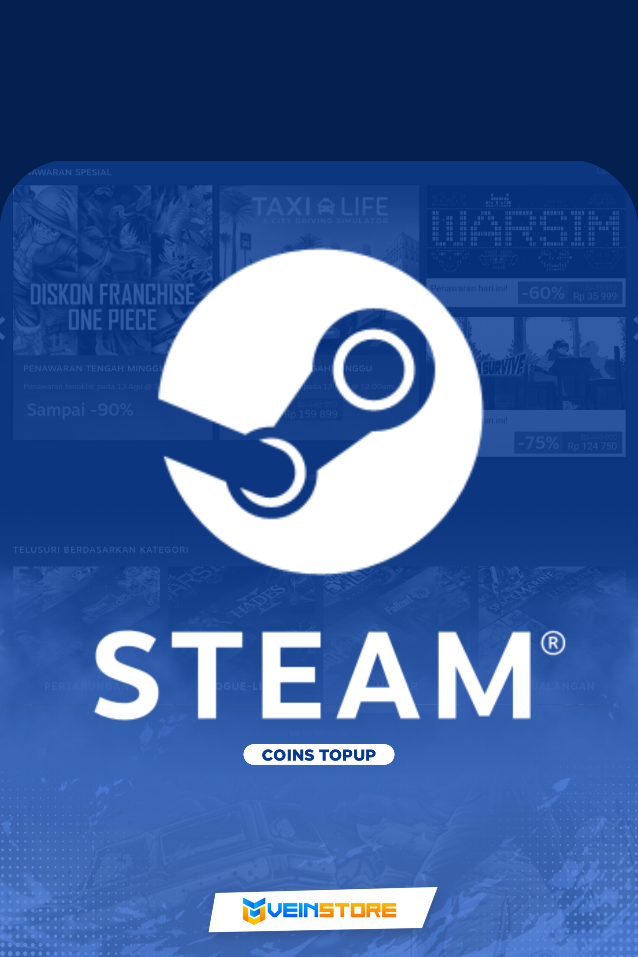 Top Up Steam Wallet Termurah, Beli Harga Paling Murah - VEINSTORE